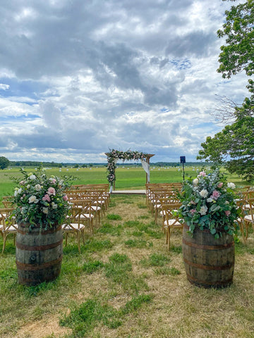 Bountiful Life Ceremony Arrangements – Ottawa Wedding Flowers