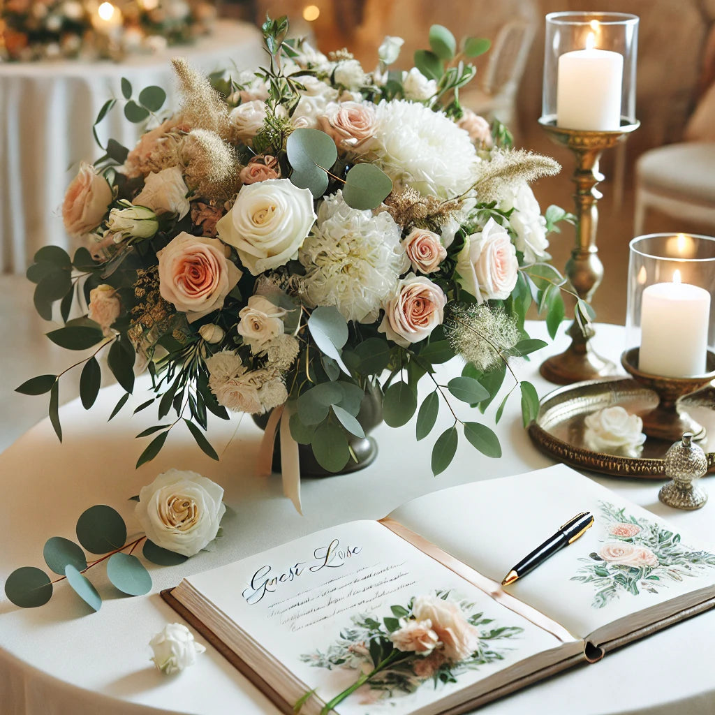 Signing Book Table – Ottawa Wedding Flowers